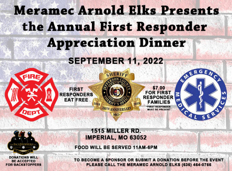 First Responder Dinner - The BackStoppers, Inc.
